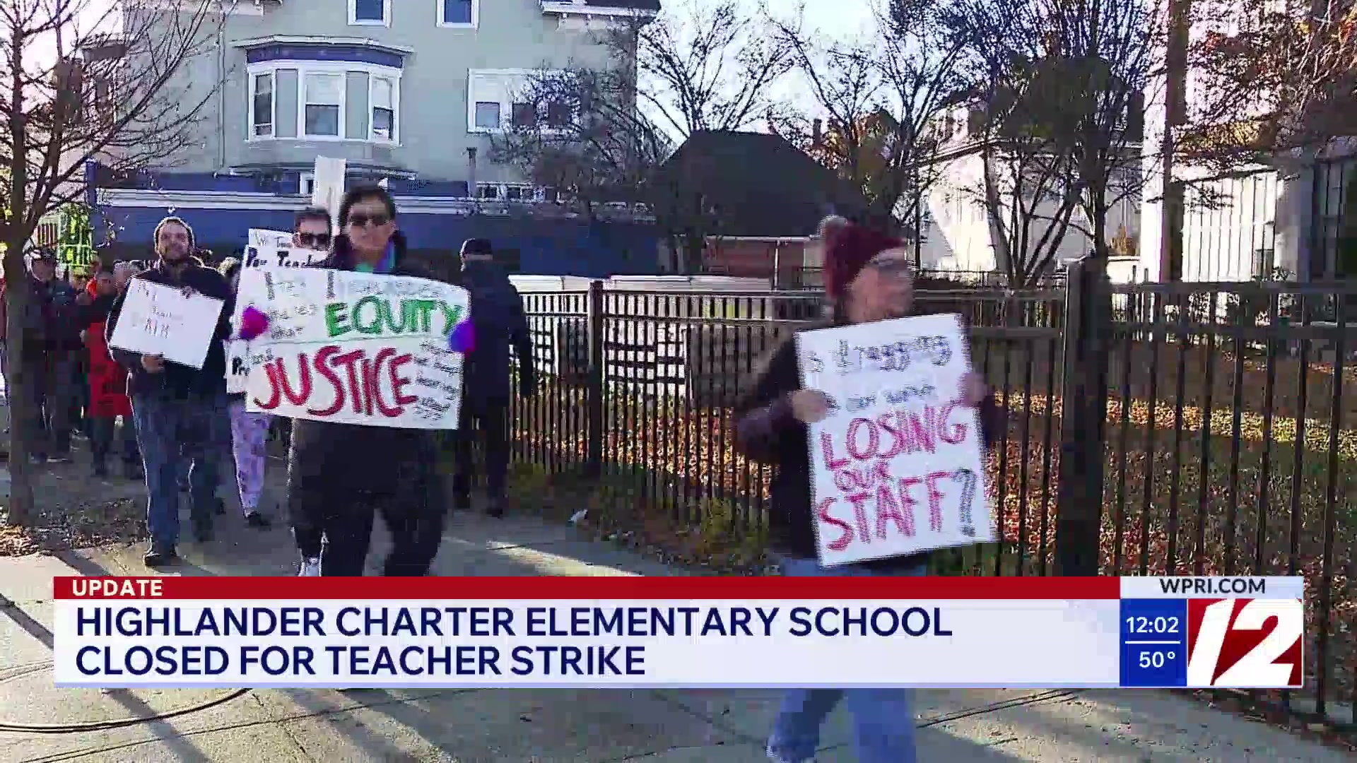 Highlander Charter Elementary School closed for teacher strike