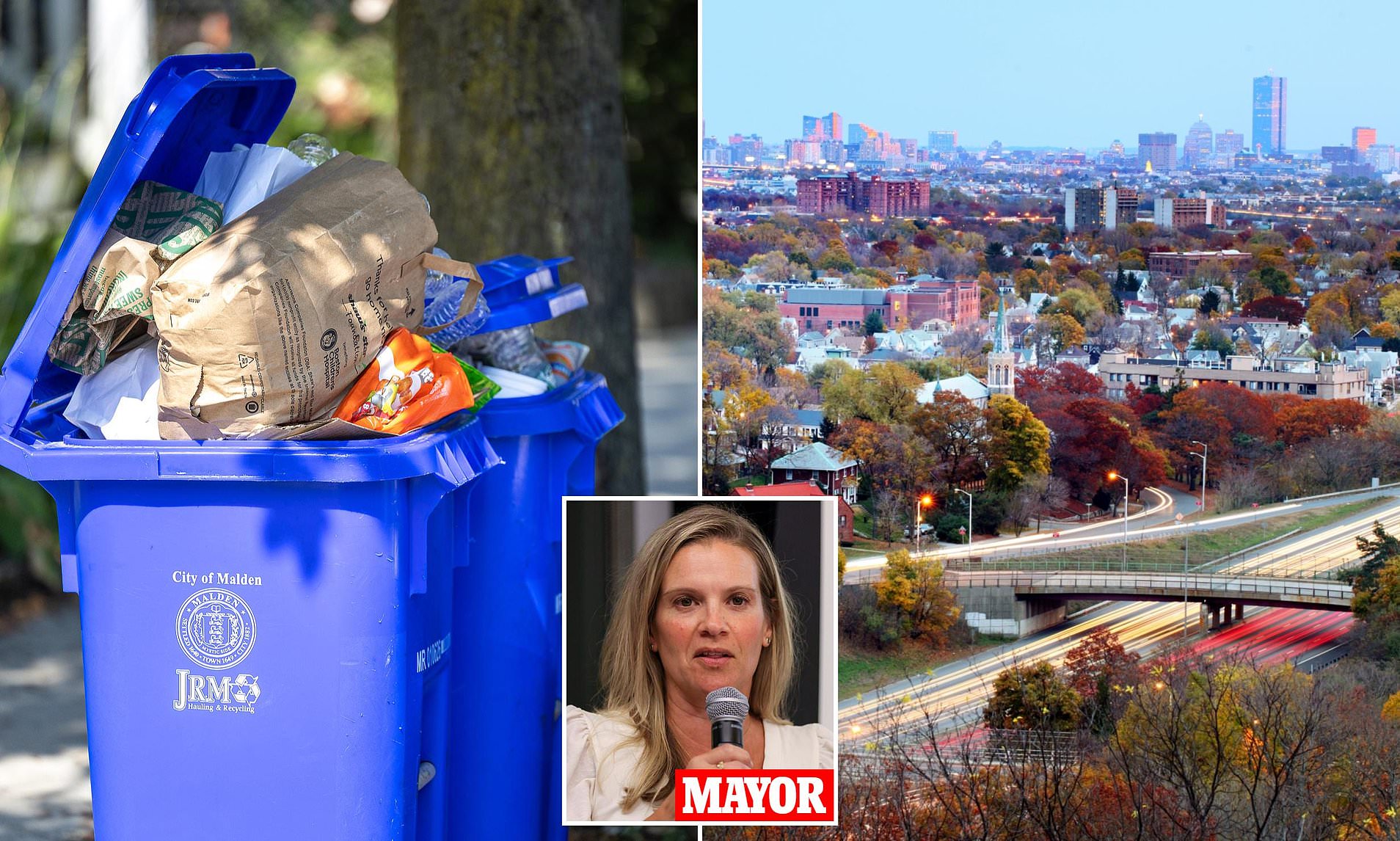 Boston suburb outraged after woke mayor announces trash will only be ...
