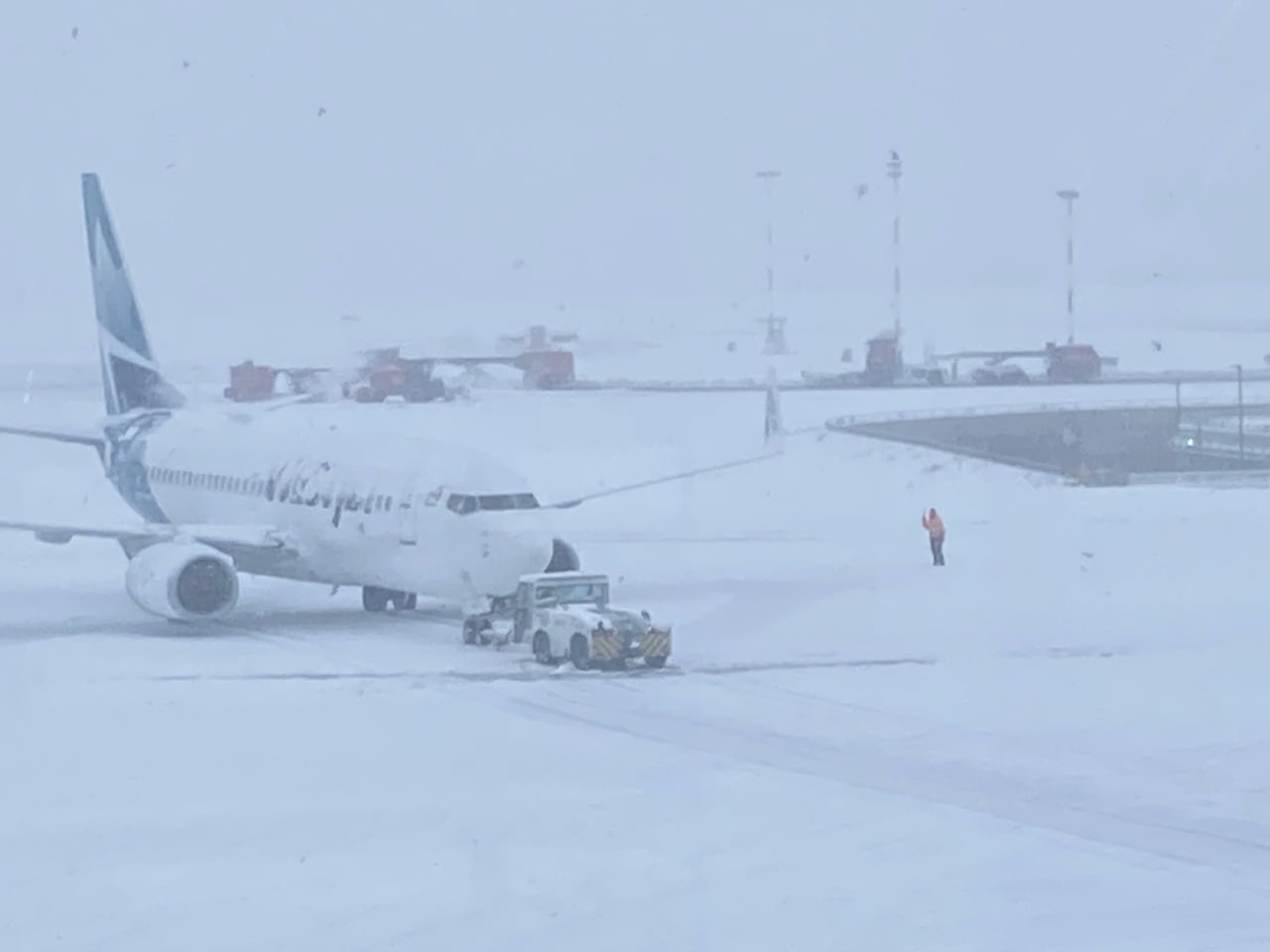 Flights delayed, buses detoured, collisions stack up as first big ...