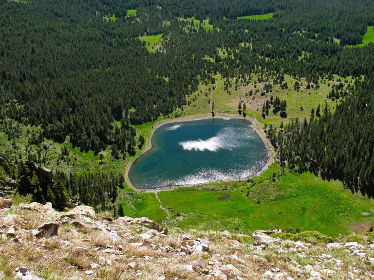 The Stunning Top-Secret Natural Lake in New Mexico Nobody's Ever Heard Of