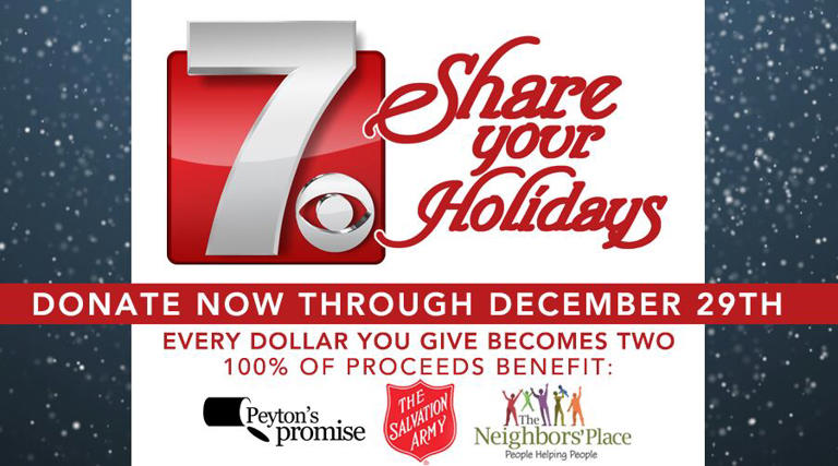 Monday is the final day to donate to NewsChannel 7’s Share Your Holidays