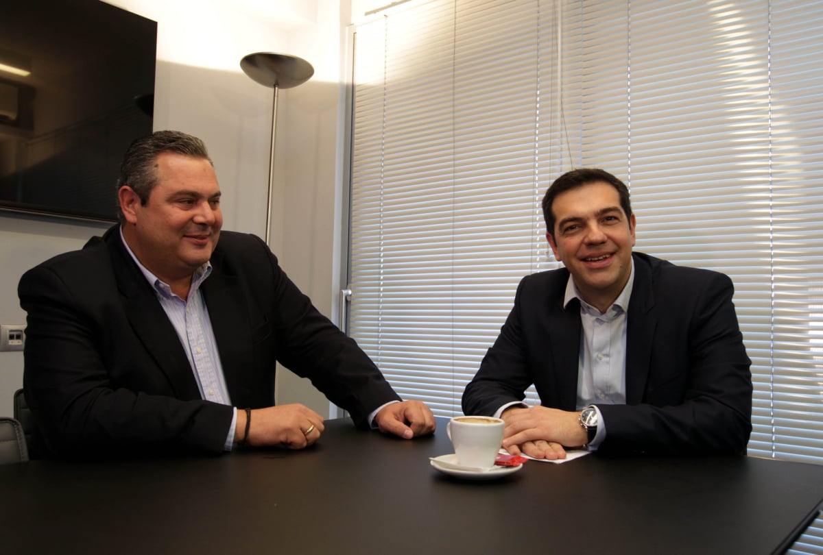 Καμμένος σε Τσίπρα: «Εσύ θα είσαι ο Άρης Βελουχιώτης και εγώ ο Ναπολέων ...