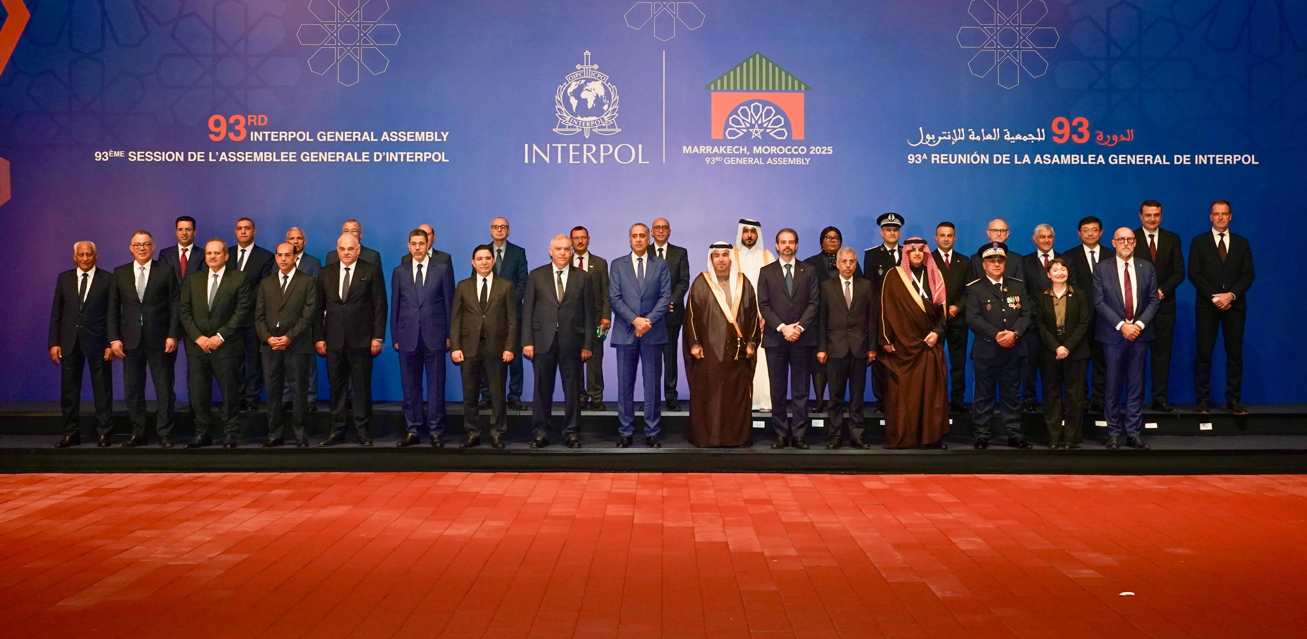 Interpol General Assembly in Marrakech : Global police leaders tackle ...