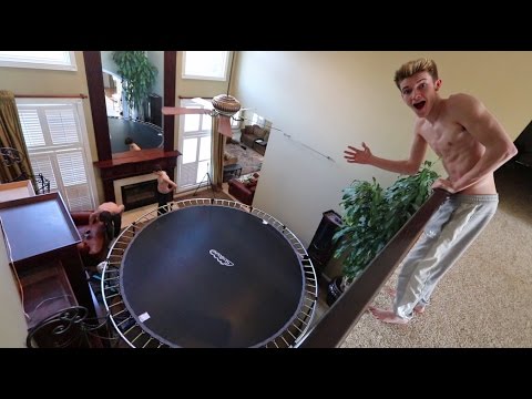 Athletes reveal best indoor trampoline setup ever seen indoors