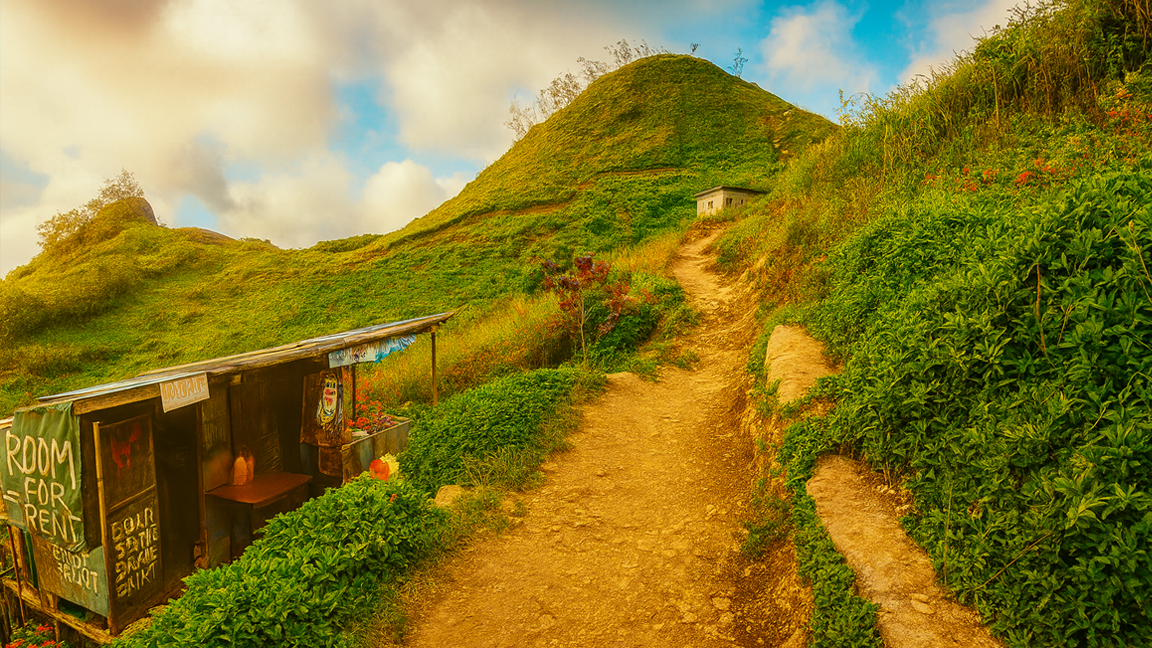 O que está escondido atrás do pico mais alto de Cebu?