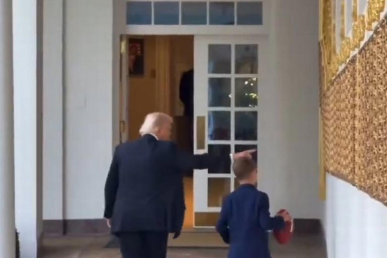 Donald Trump sparks fresh health fears as he's seen dragging leg and ...
