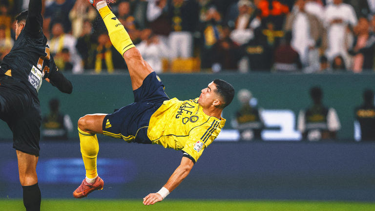 Cristiano Ronaldo Bicycle Kick! Portugal Star Nets Spectacular Goal for ...