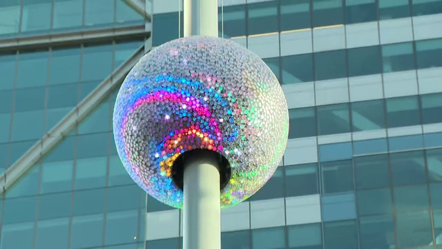 Times Square unveils new ball for New Year's Eve celebration in NYC