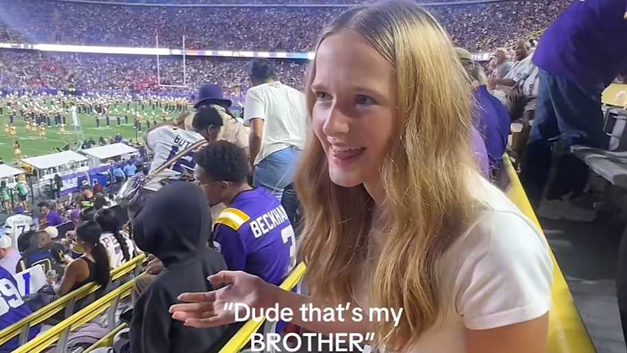 Landry Kiffin tries to deflect dad Lane’s LSU drama with awkward Whit ...