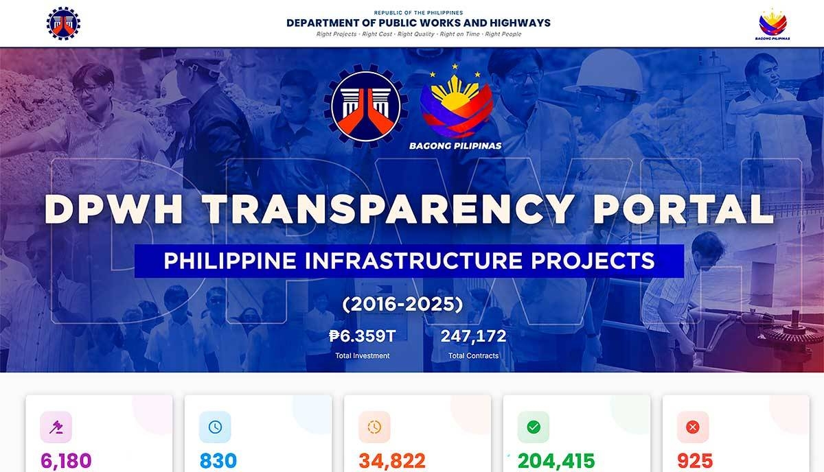 DPWH opens transparency online portal