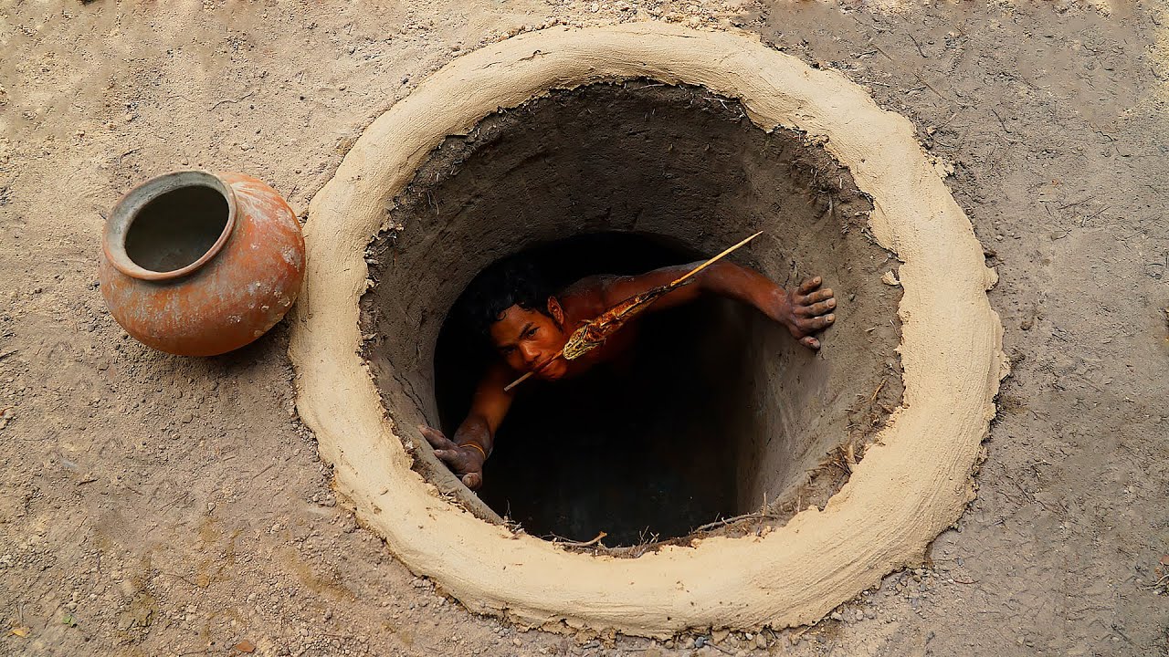 Man builds stunning underground swimming pool & secret living space ...