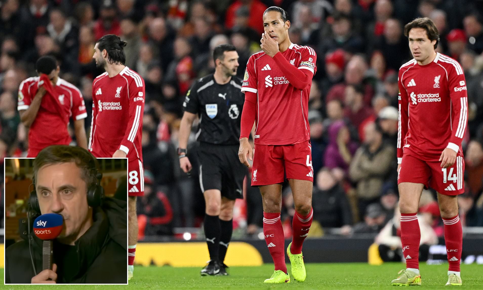 Gary Neville tells Liverpool they must make major formation change to ...