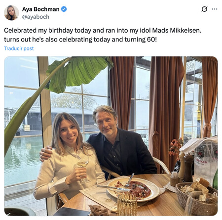 Miles de personas vieron una foto de una mujer y Mads Mikkelsen ...