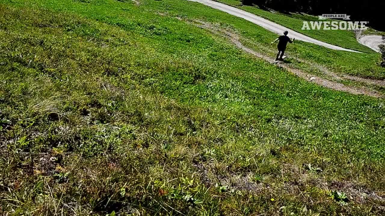 Skiing without snow