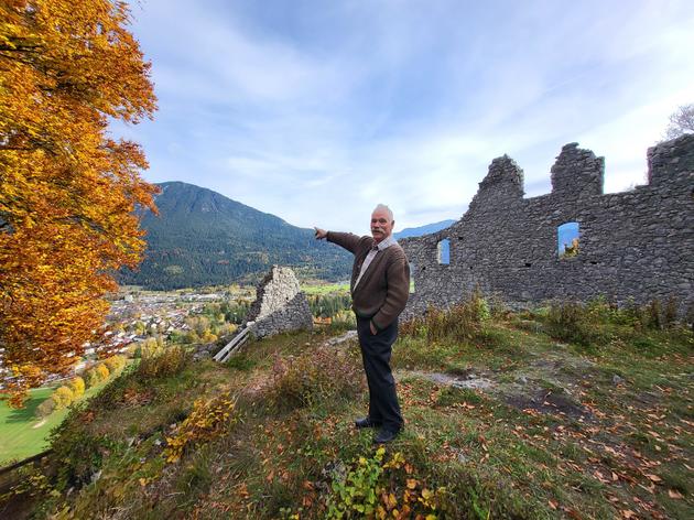 Eine Burg als Aussichtswarte ins Gebirge – Schon die alten Ritter wussten sie zu schätzen