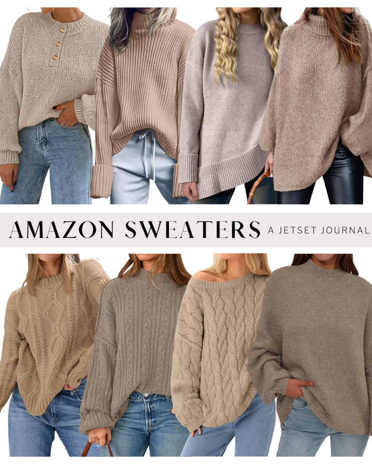 This season's new cozy knit sweaters you'll surely love