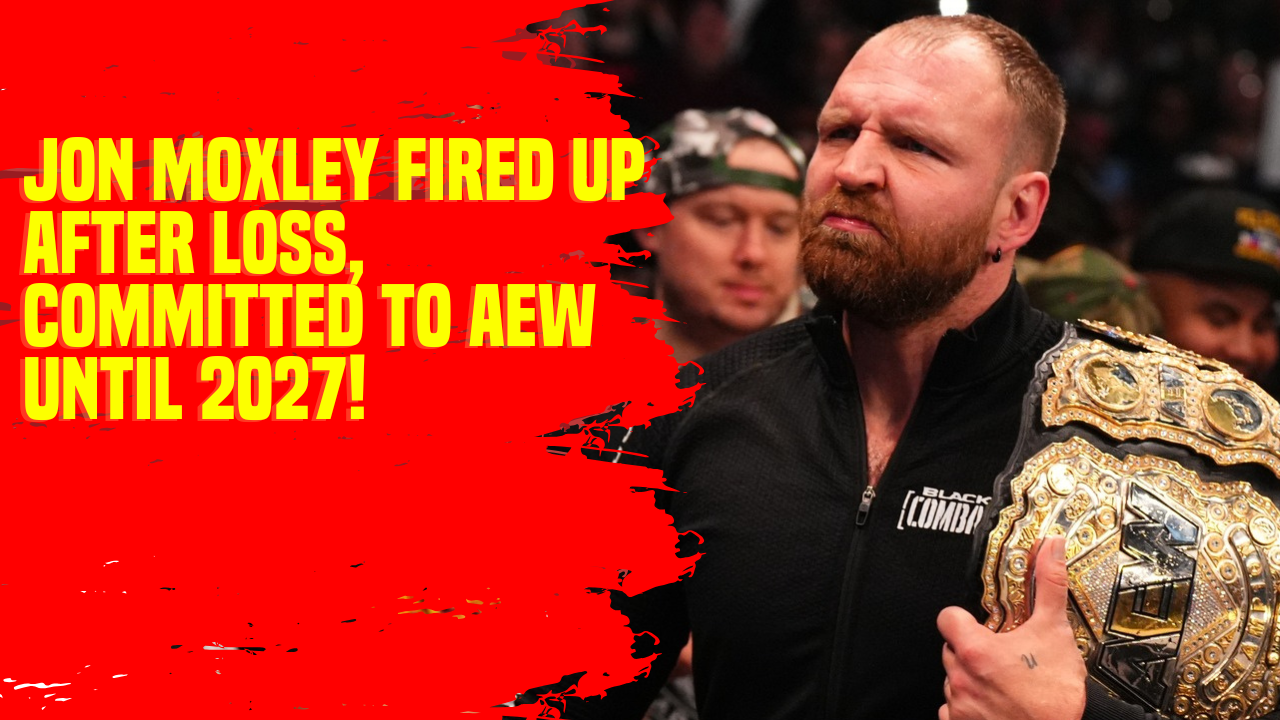 Jon Moxley fired up after loss, committed to AEW until 2027! #JonMoxley ...