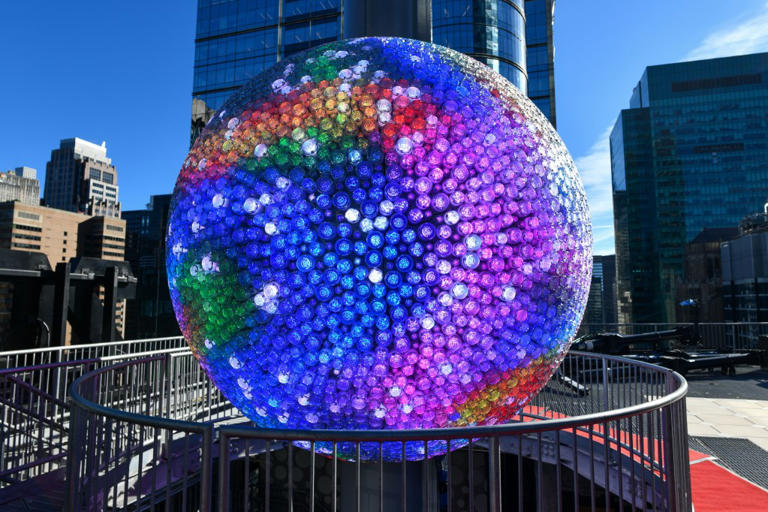 Times Square reveals striking new ball for New Year’s Eve celebration ...