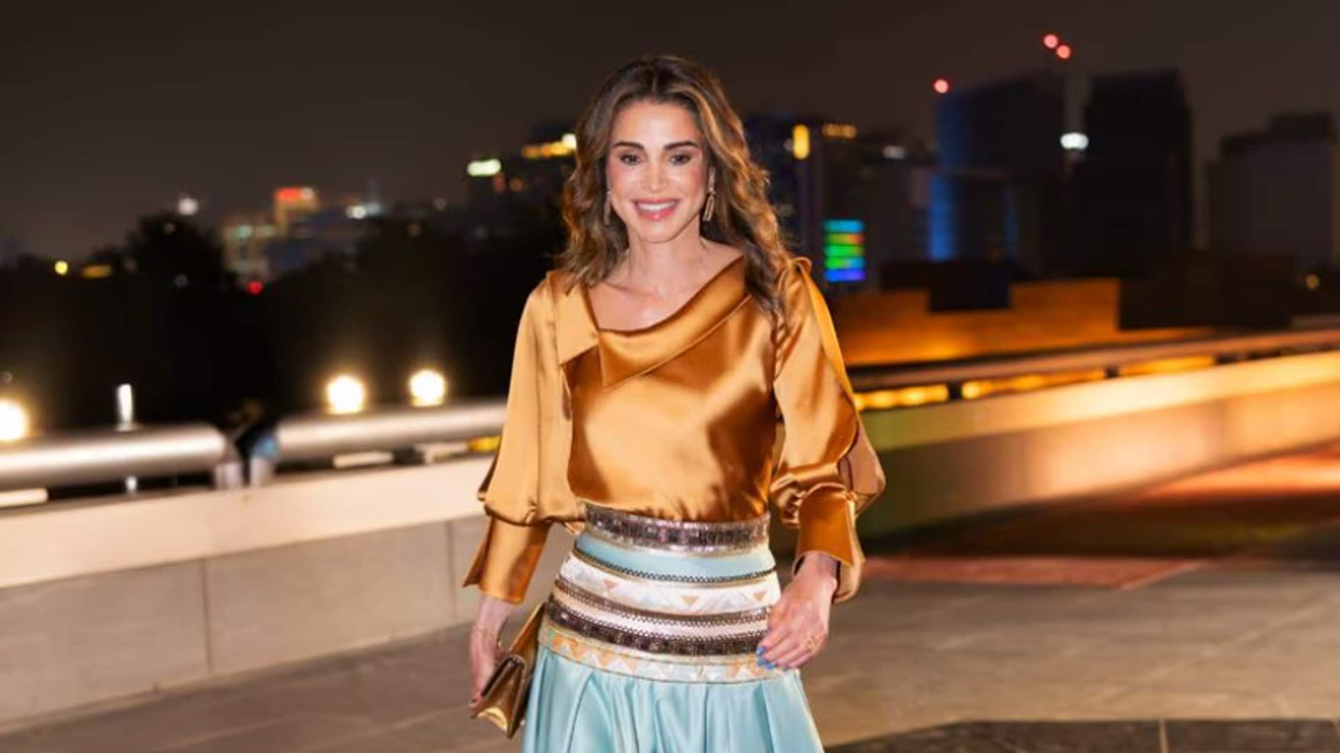 Queen Rania and Sheikha Moza shine with their most spectacular looks at ...