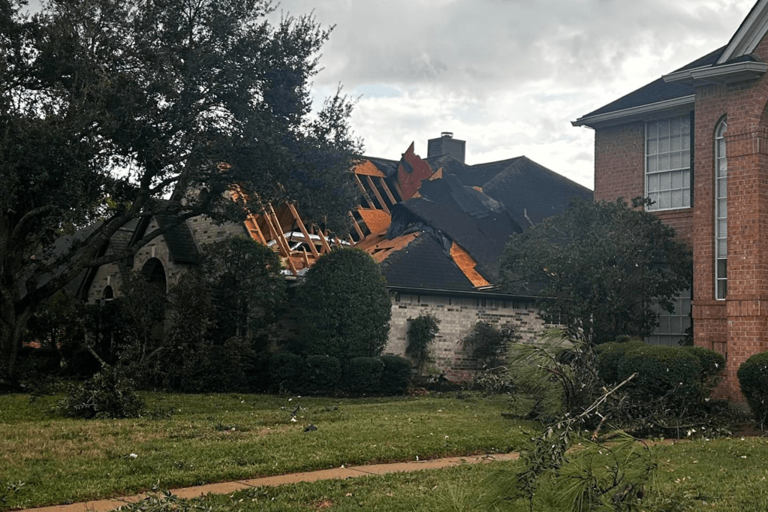 Multiple homes damaged near Houston as tornado touches down
