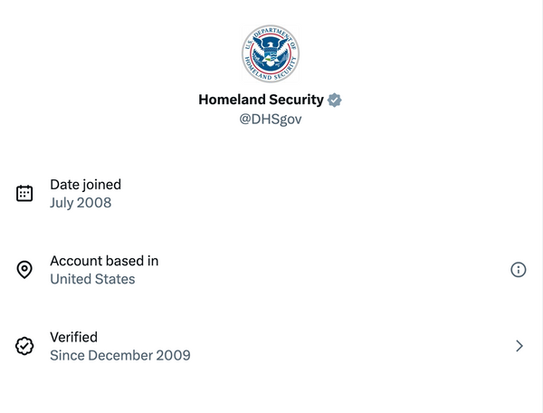 Is the DHS X account based in Israel? Dubious screenshot sparks rumor