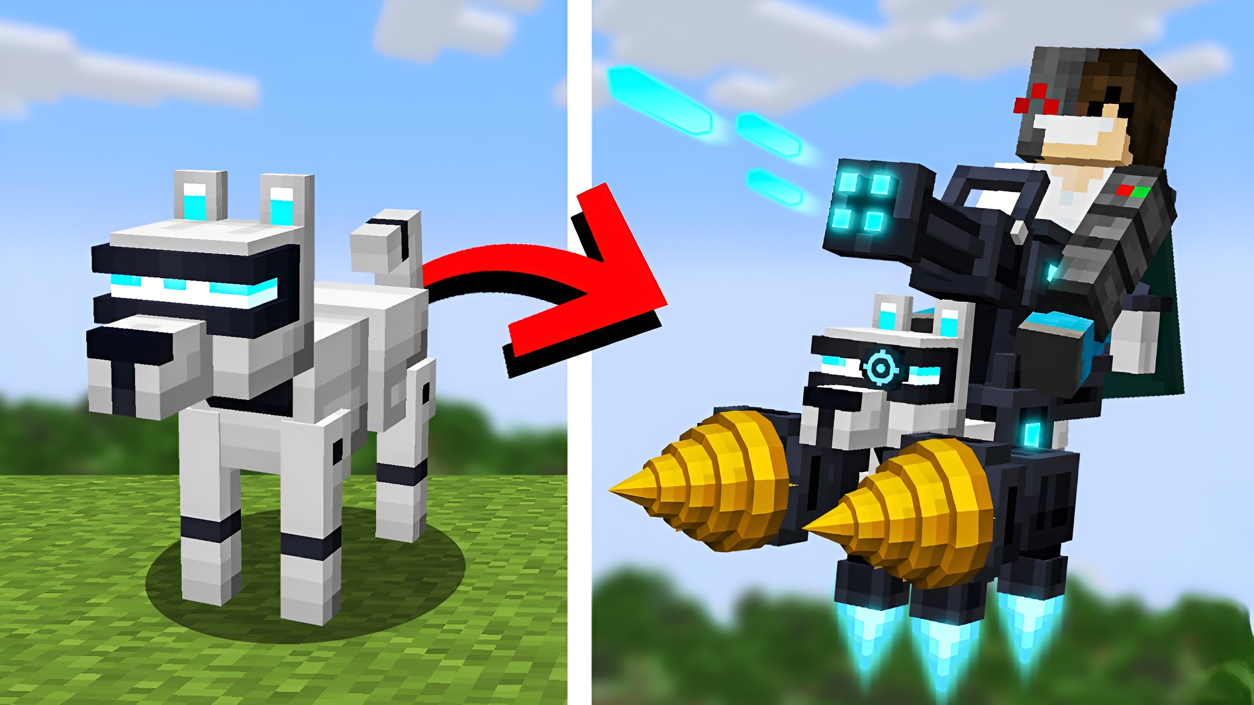 Upgrading My Dog in Minecraft