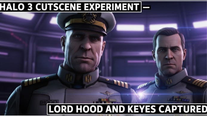 Halo 3 Cutscene Experiment — Lord Hood and Keyes Captured