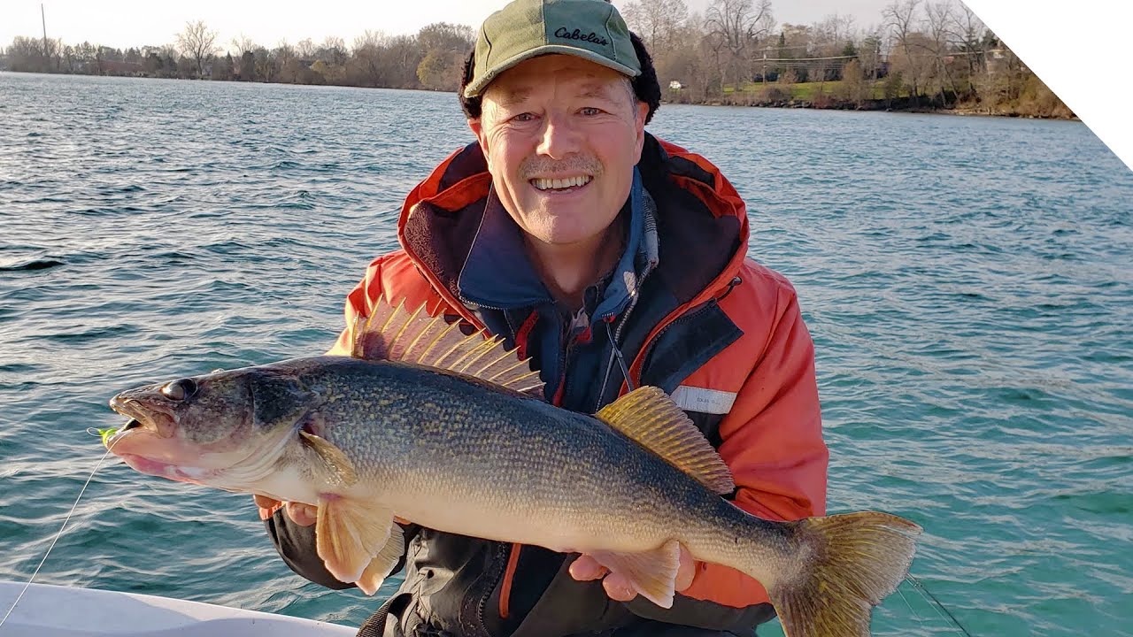 Jigging tips for catching walleye in rivers