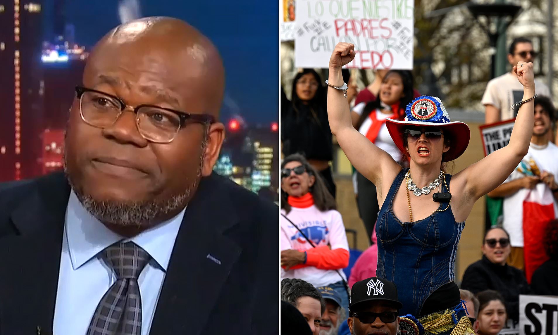 MS NOW contributor giddily cheers protestors for slashing ICE agents' tires