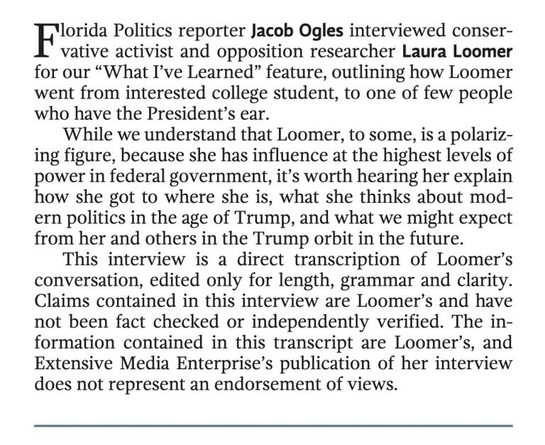 Laura Loomer Drops So Many Whoppers in New Interview That Magazine ...