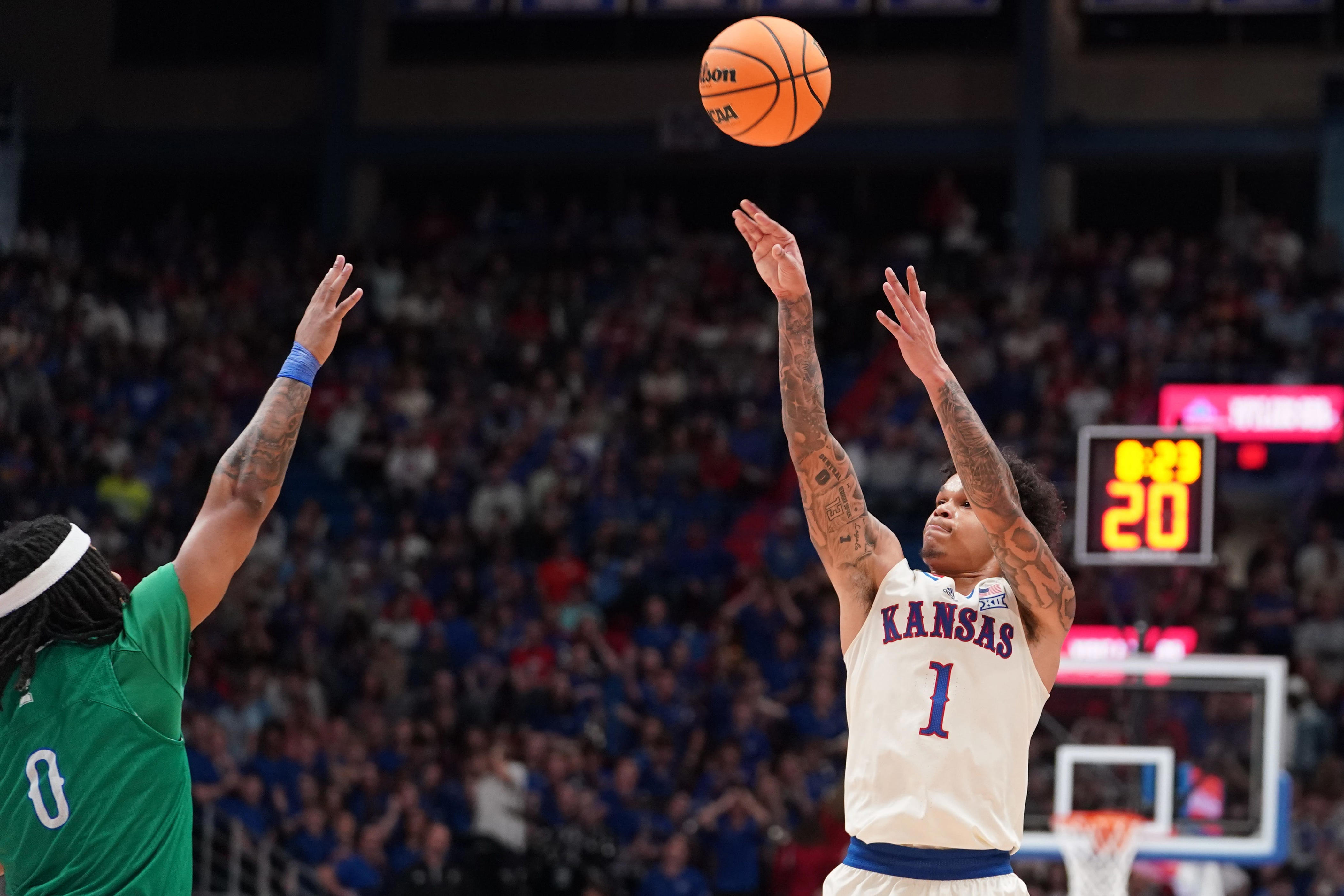 Kansas basketball's Jayden Dawson likely doubtful rest of Players Era