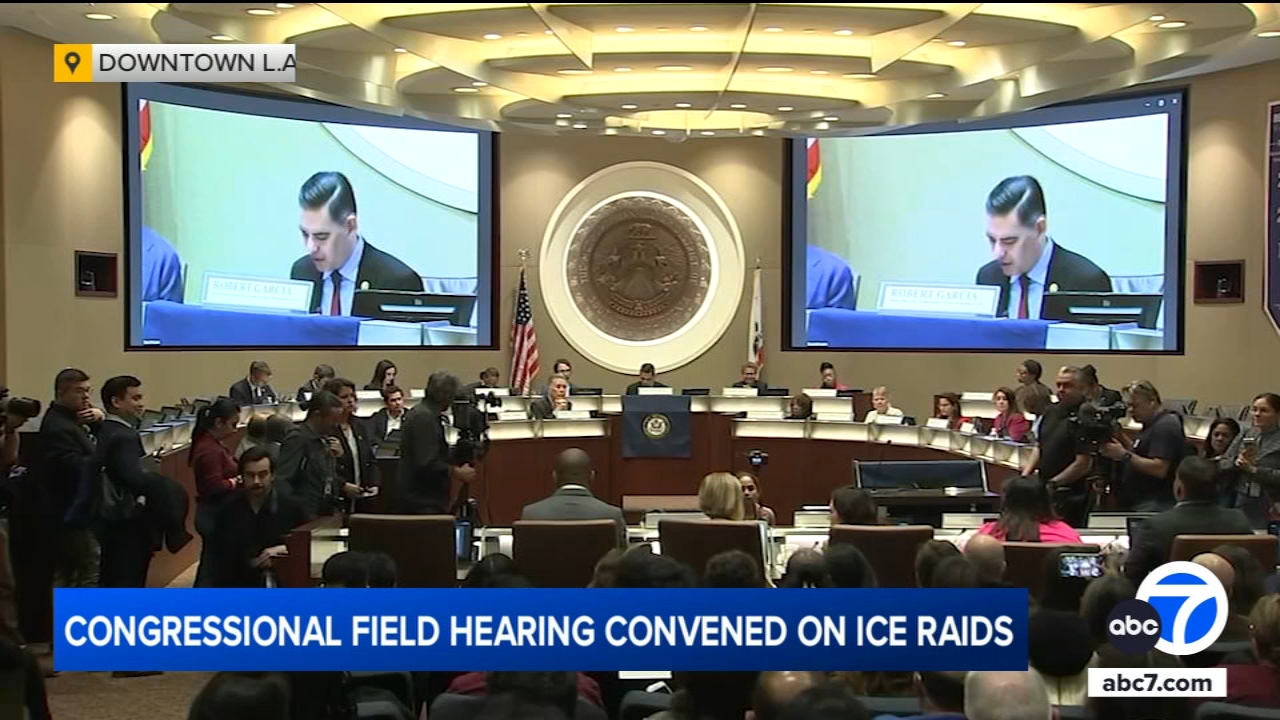 Congressional democrats hold hearing on federal immigration actions in LA