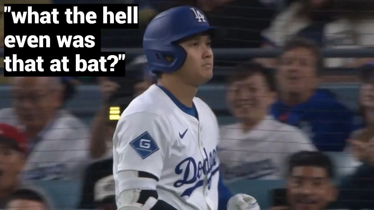We just saw what was possibly the weirdest at bat of the season