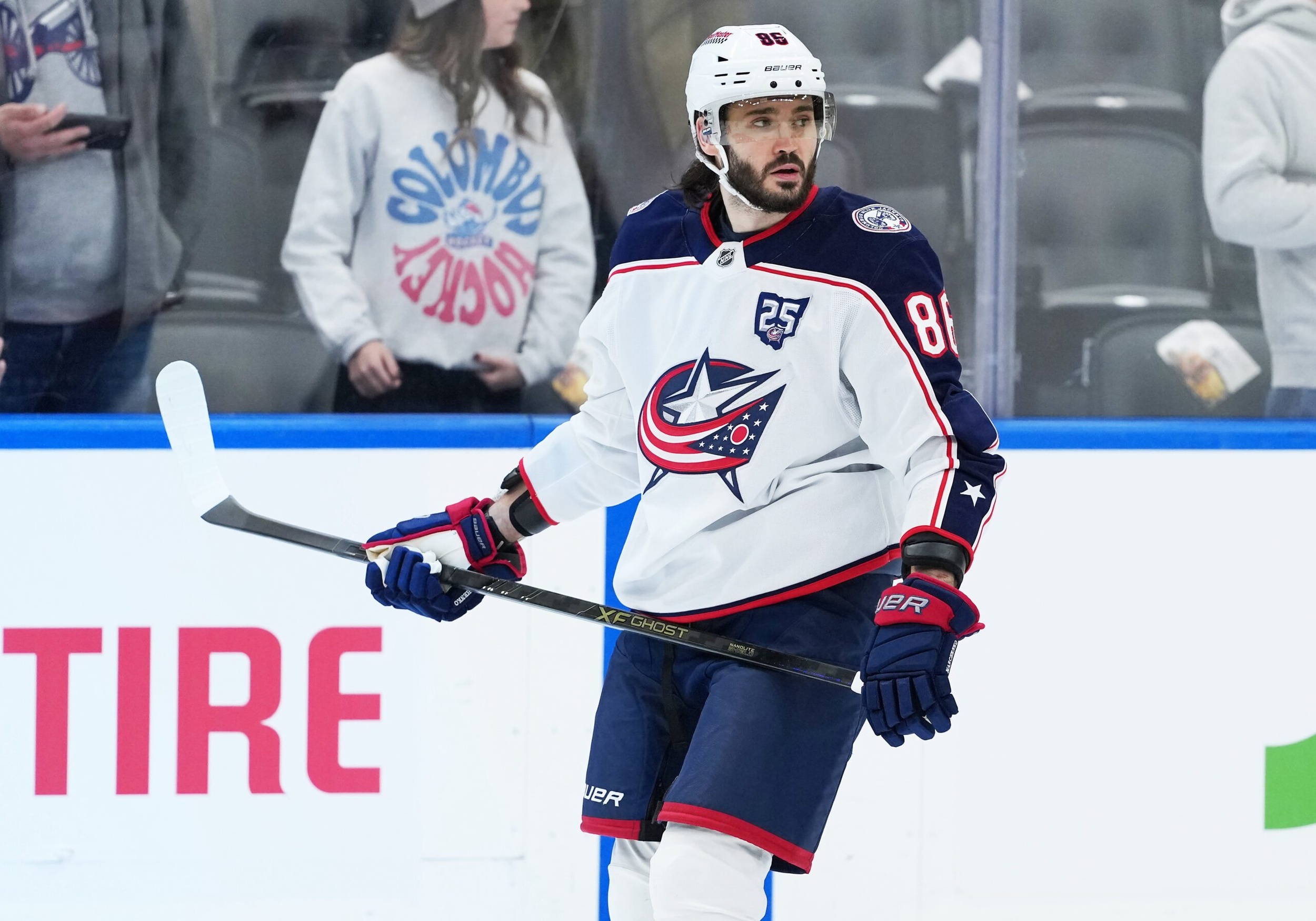 Blue Jackets’ Kirill Marchenko to miss game against Capitals