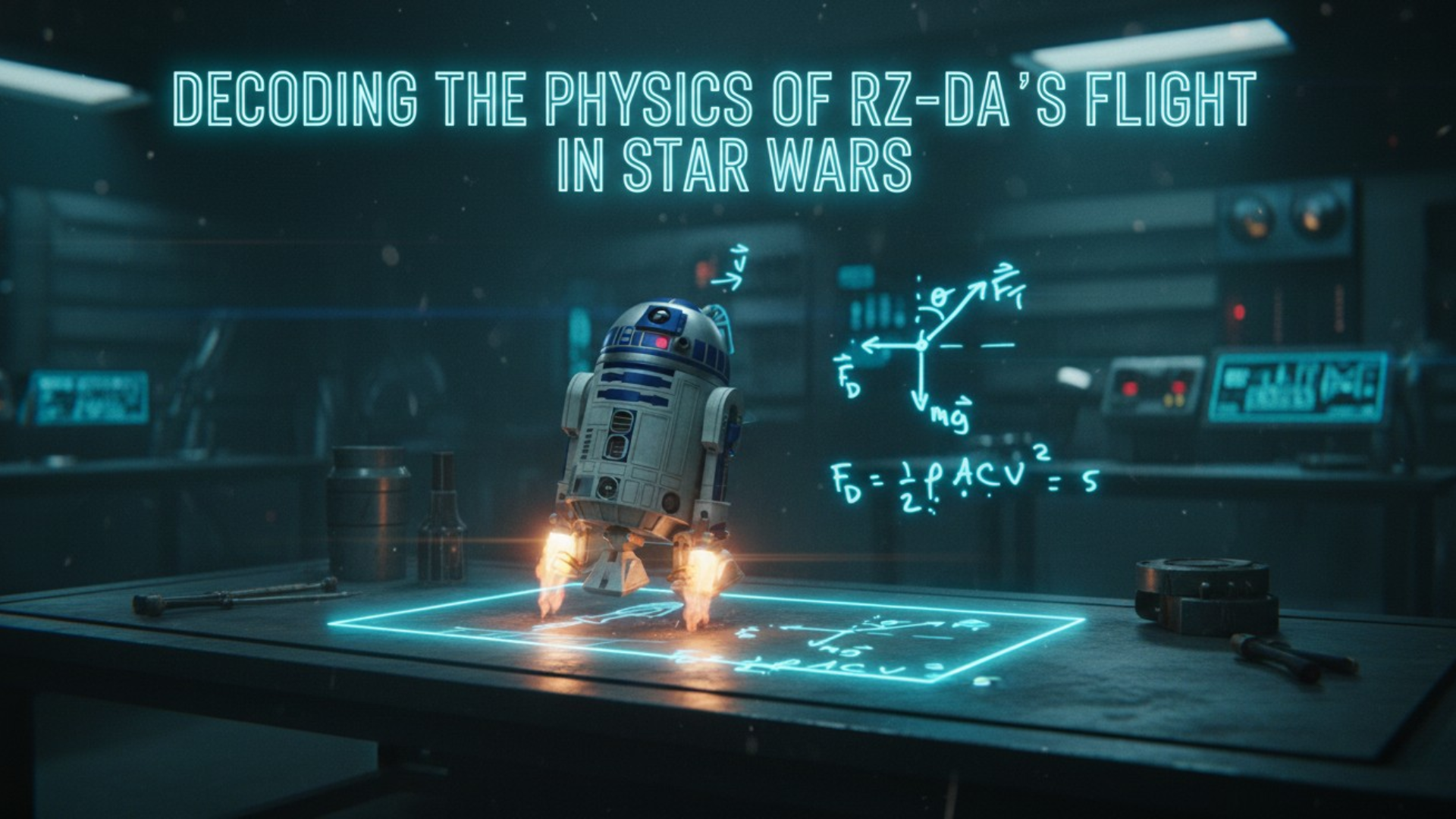Decoding the Physics of R2-D2’s Flight in Star Wars