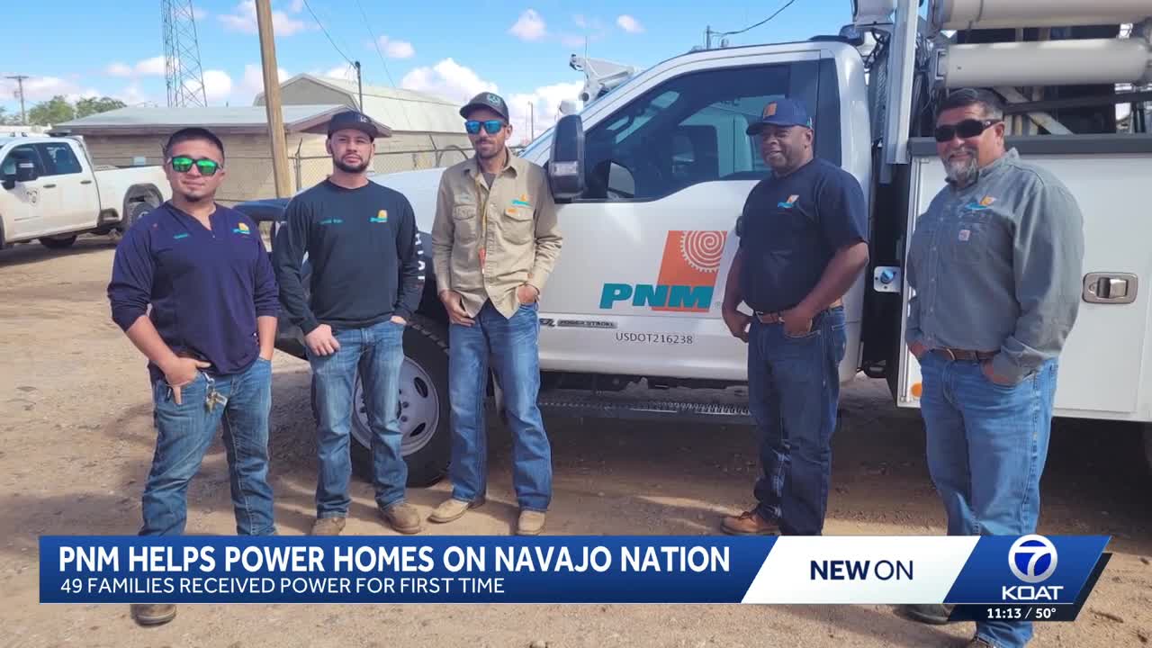PNM helps power homes on Navajo Nation