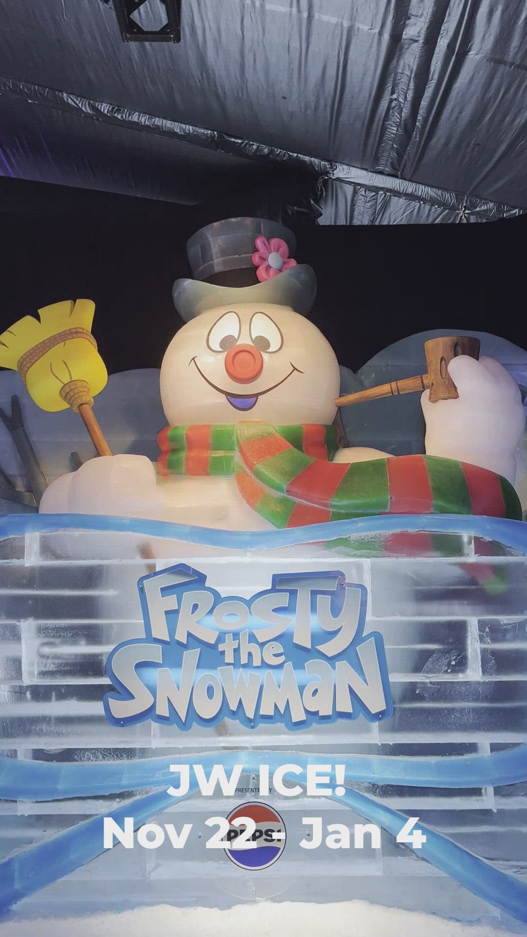 JW Marriott presents ICE! featuring Frosty the Snowman