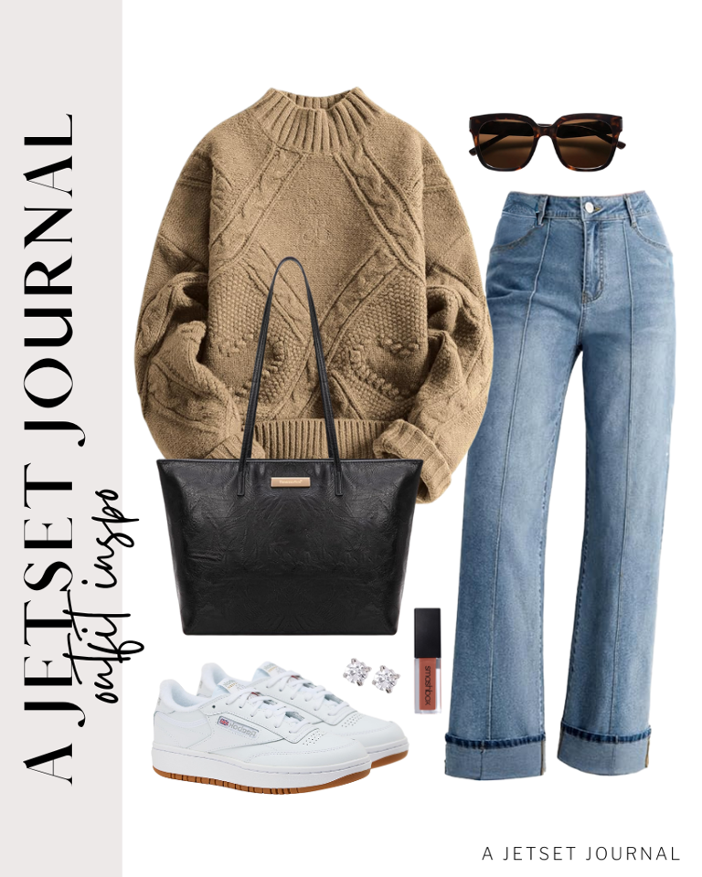 Simple stylish new looks with sweaters and jeans