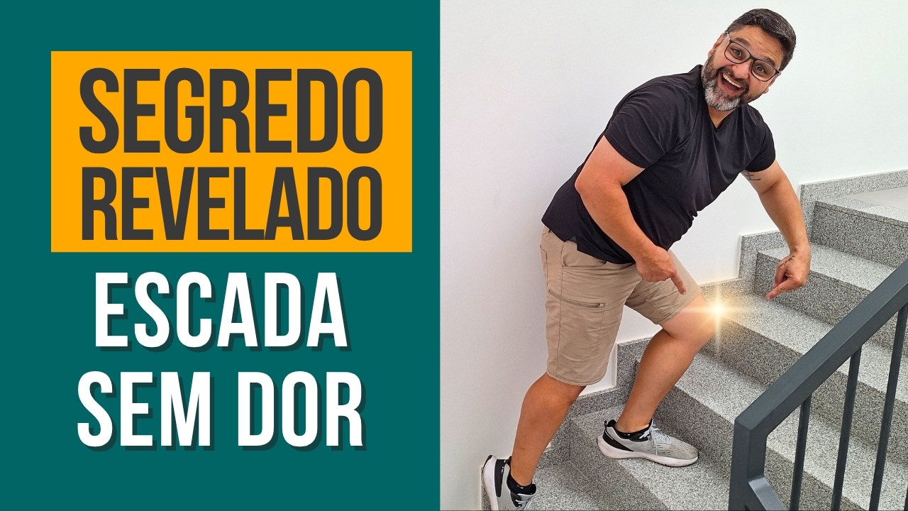 Você pode resolver de vez a dor no joelho ao subir escadas