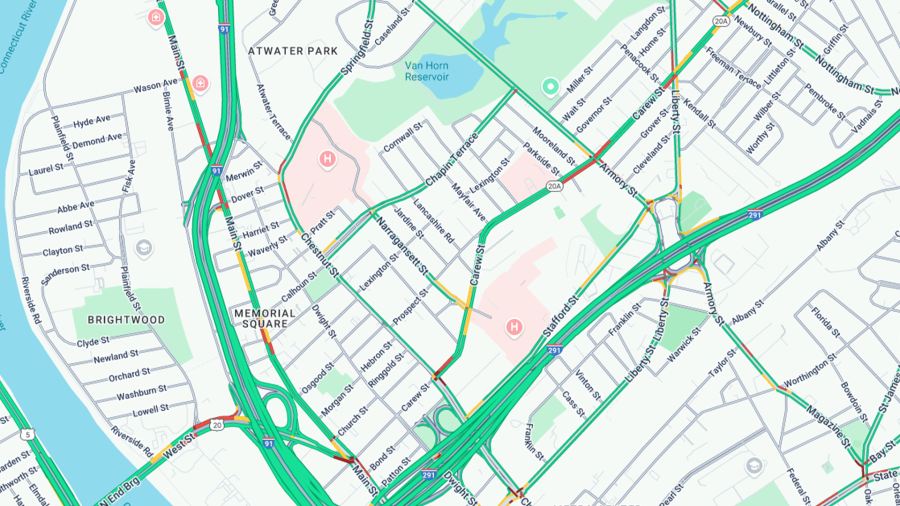I-291 westbound exit 1A in Springfield closed overnight for paving