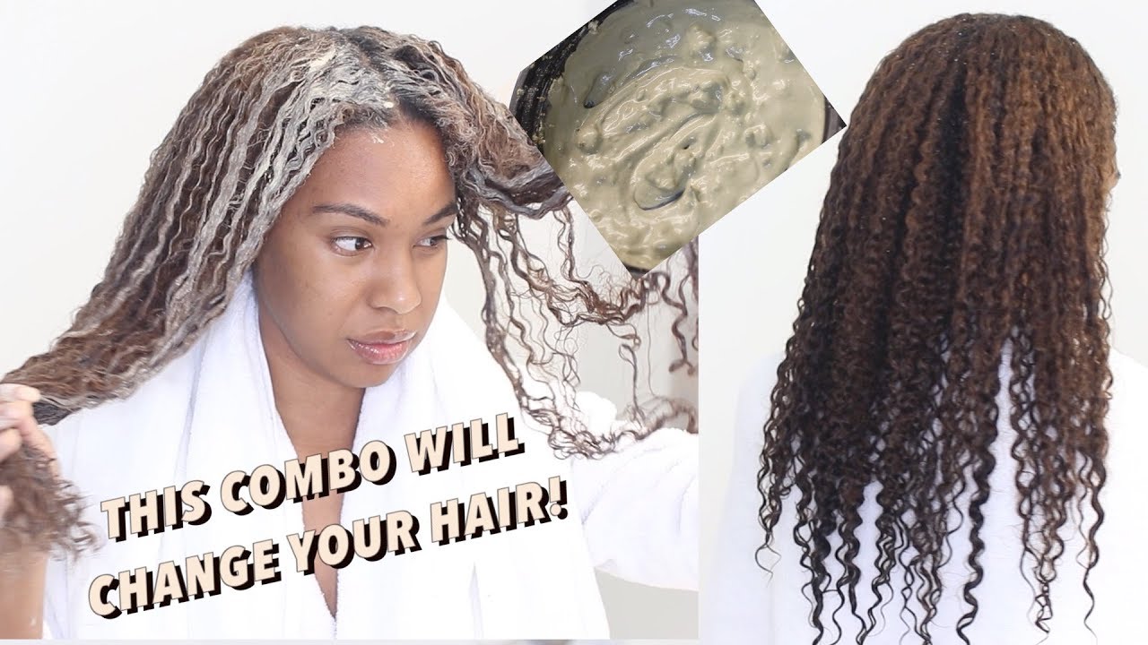 Aztec clay and chebe natural hair routine! Super growth, retention ...