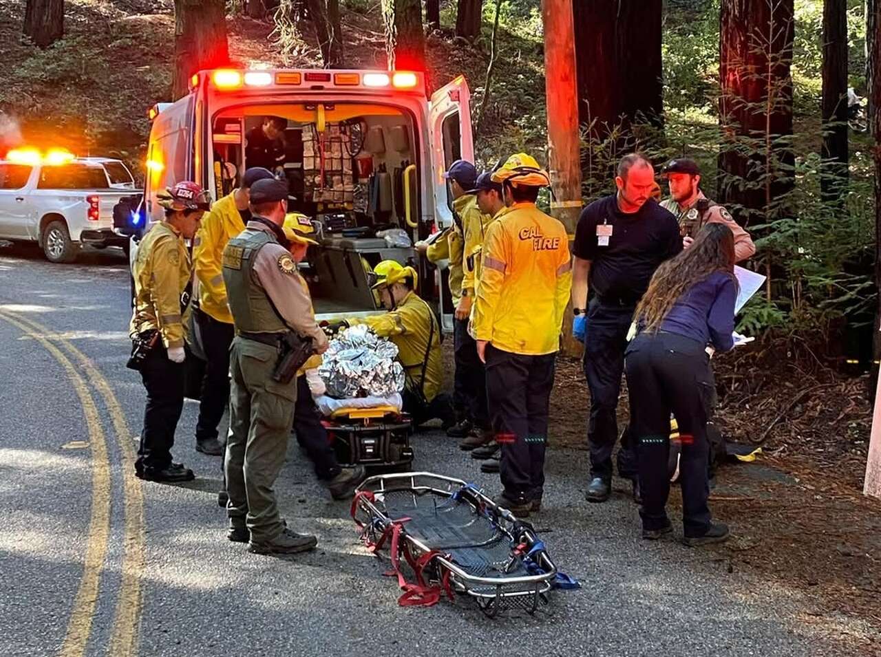 Person falls 80 feet from redwood during rescue near UC Santa Cruz