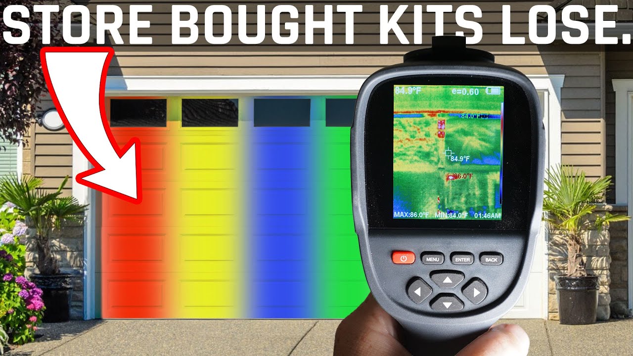 I tested 6 garage door insulations 🔍