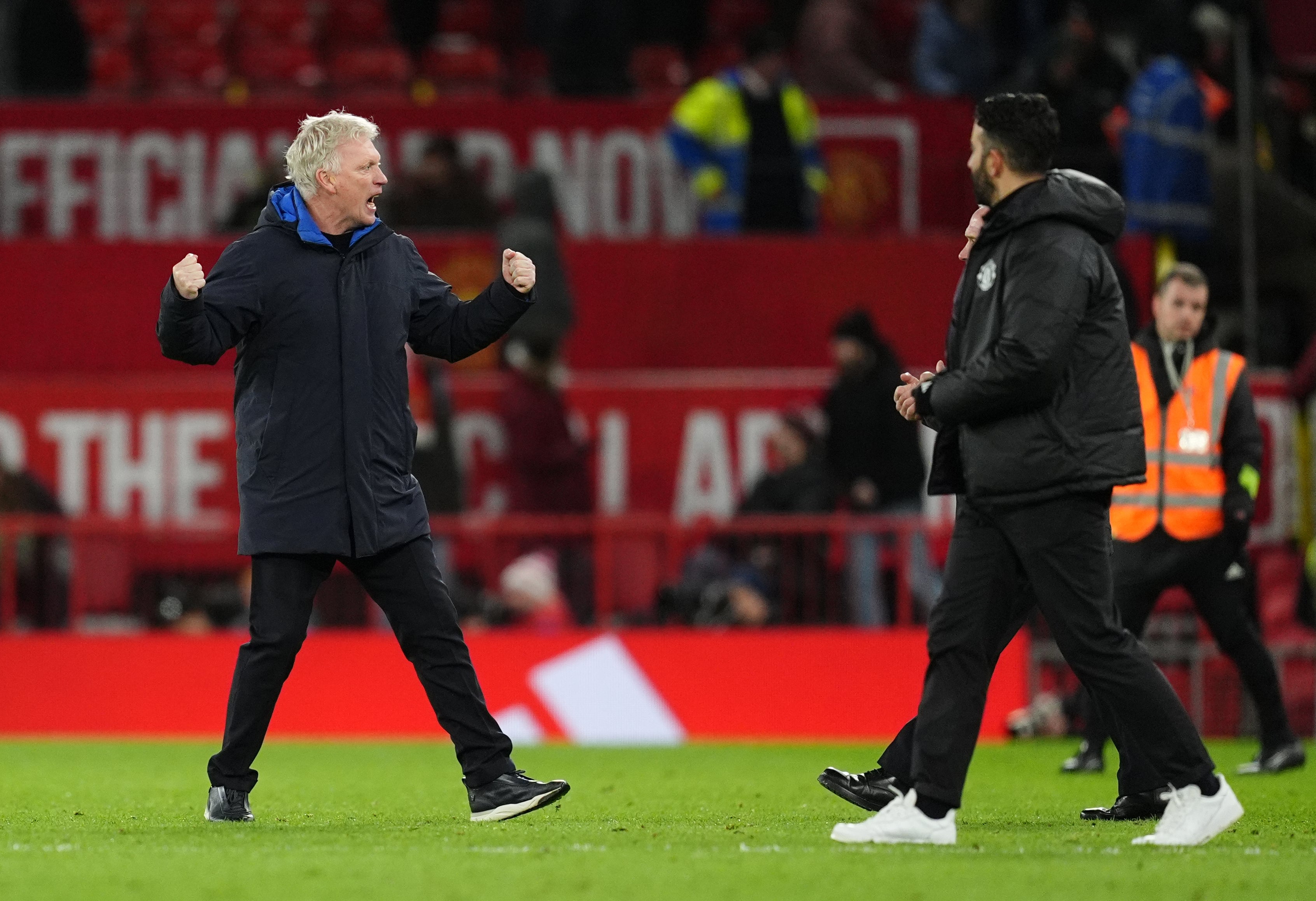 Moyes ‘quite likes’ infighting as Gueye sent off for hitting team-mate