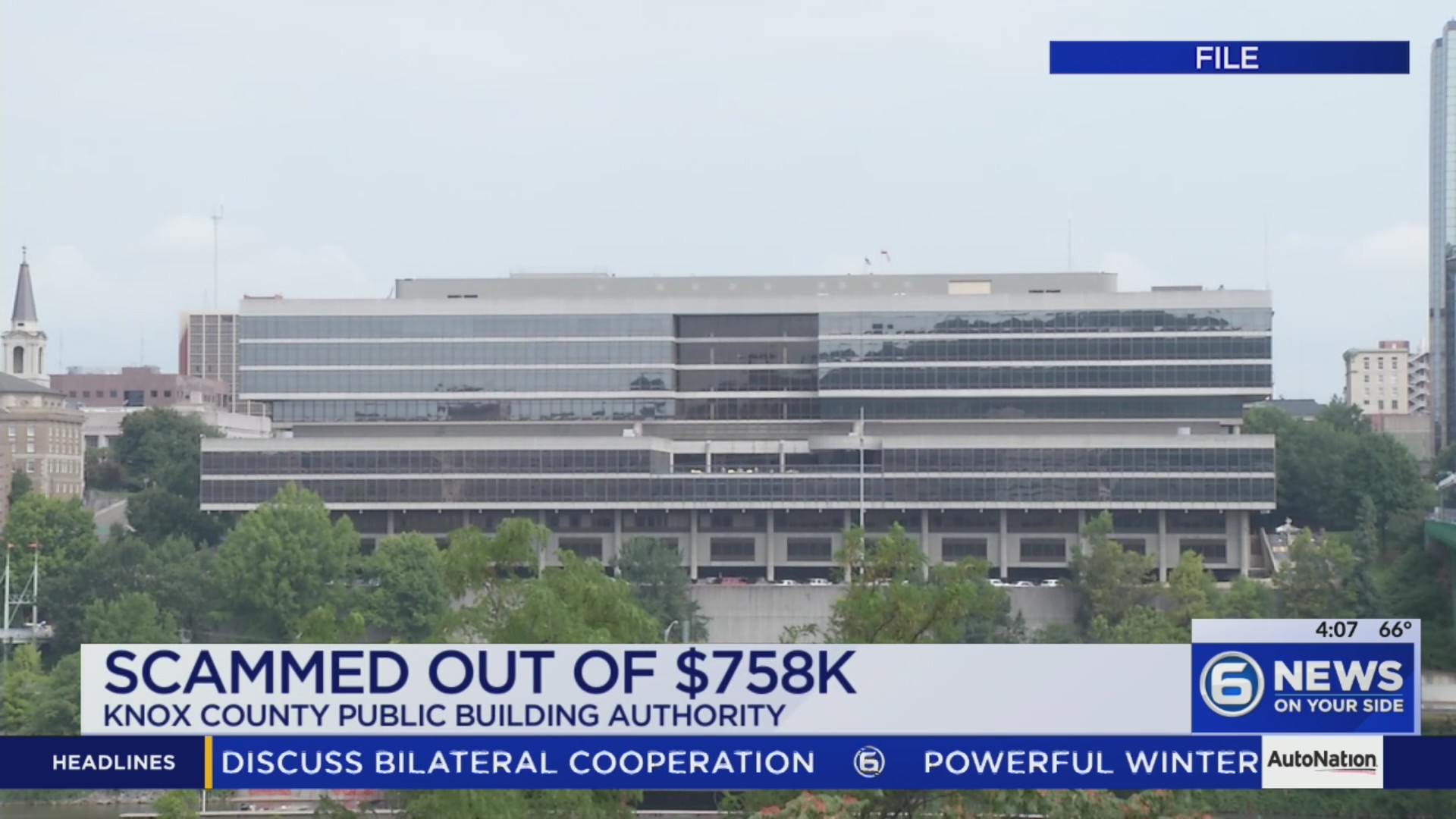 Scammers steal $750K from Knoxville Public Building Authority: Police ...