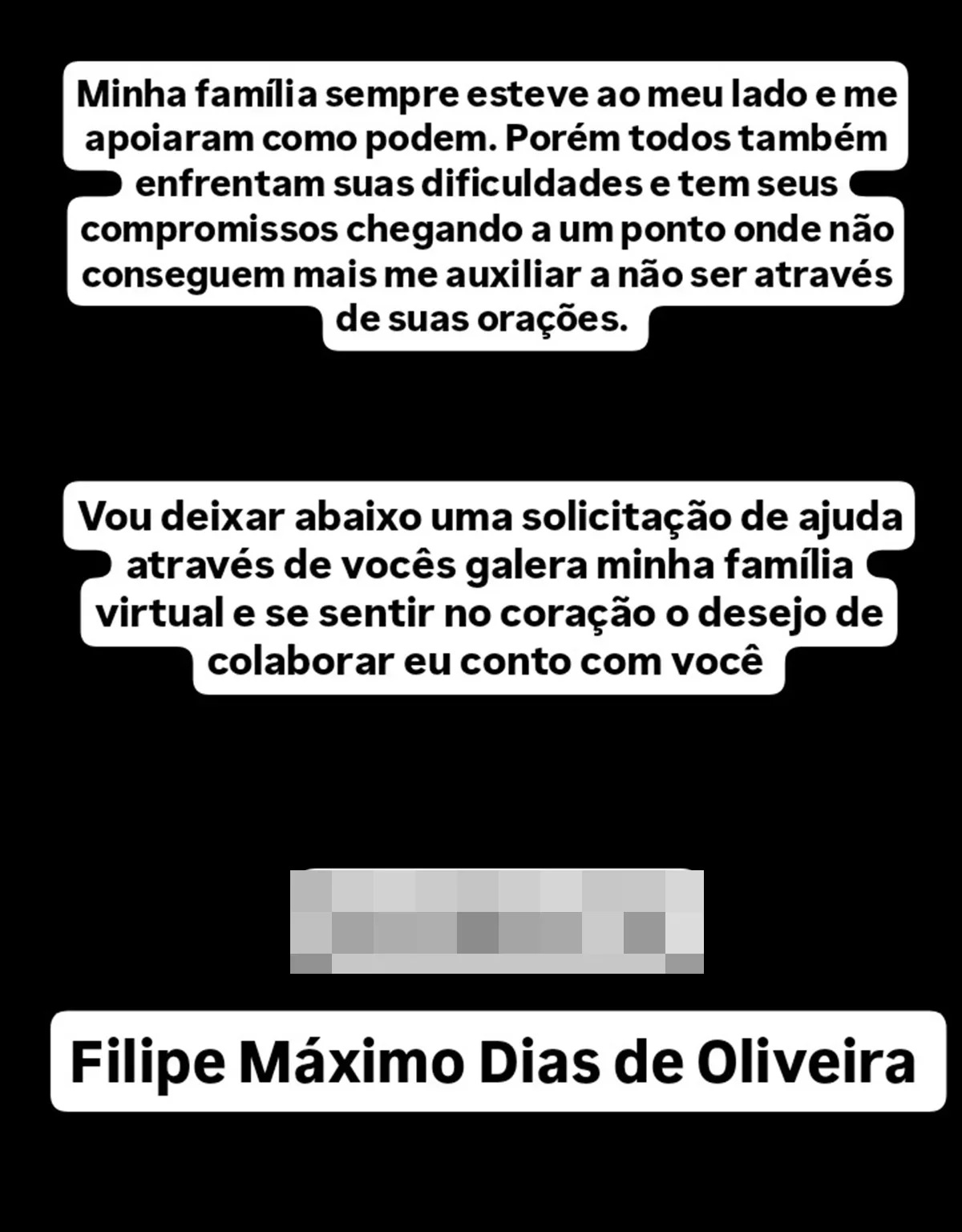 Felipe Máximo, ex-Ken Humano, relata crise financeira e pede ajuda nas ...