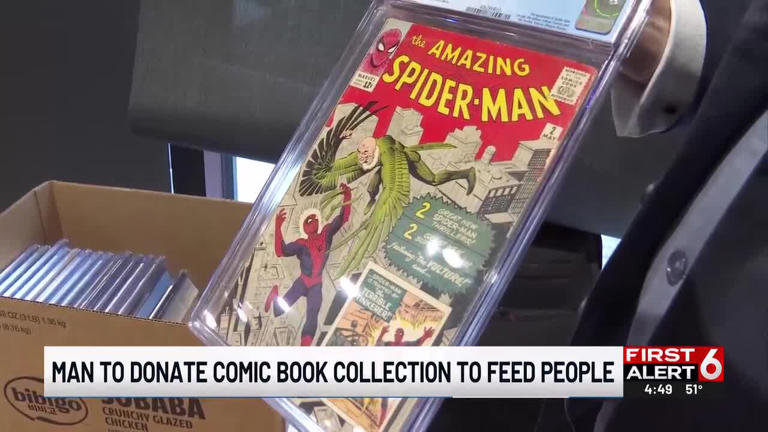 Lincoln CEO auctions Spider-Man comic collection to fund hunger education