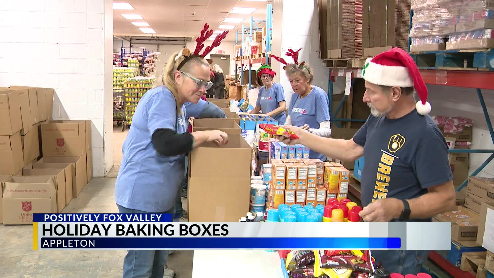 Salvation Army volunteers combine efforts to create baking boxes for ...