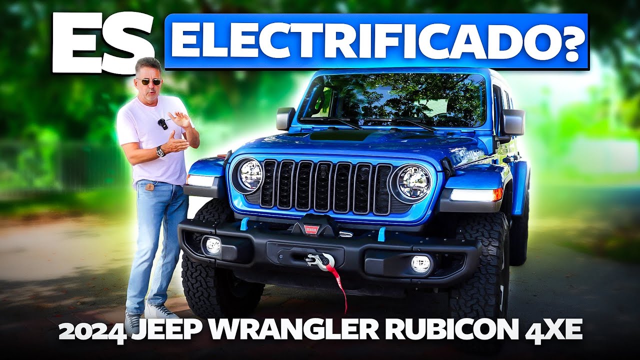 2024 Jeep Wrangler Rubicon 4xe • ¿Electrificarlo lo mejoro?