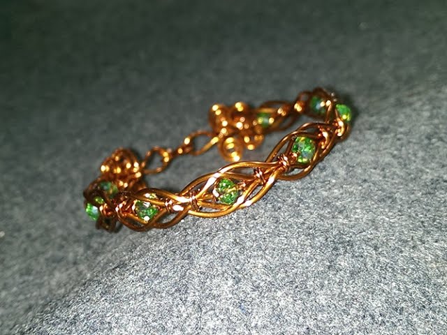 Bracelet with crystal beads - Handmade jewelry tutorials 173